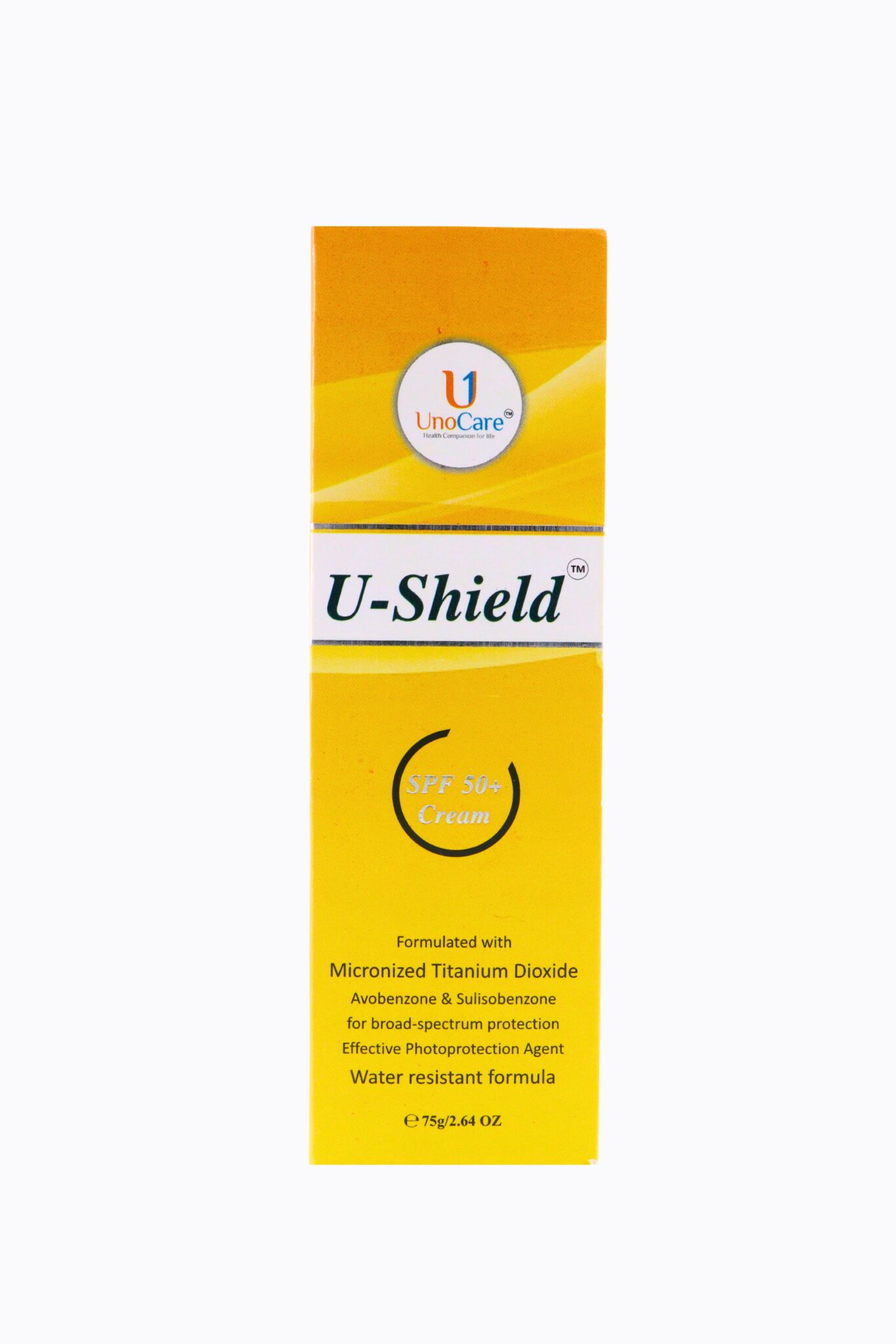 U Shield SPF 50+ Cream with PA+++ , UVA & UVB for Broad Spectrum – 75g ...